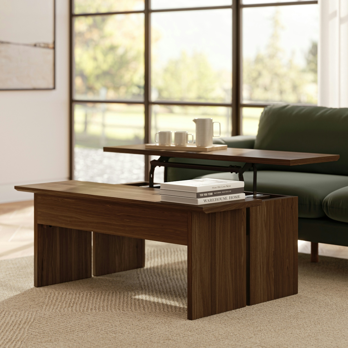 Karl Walnut Lift-Top Coffee Table | Article