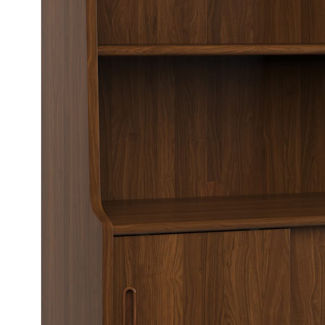 Frances 70.5" Walnut Bookcase | Article