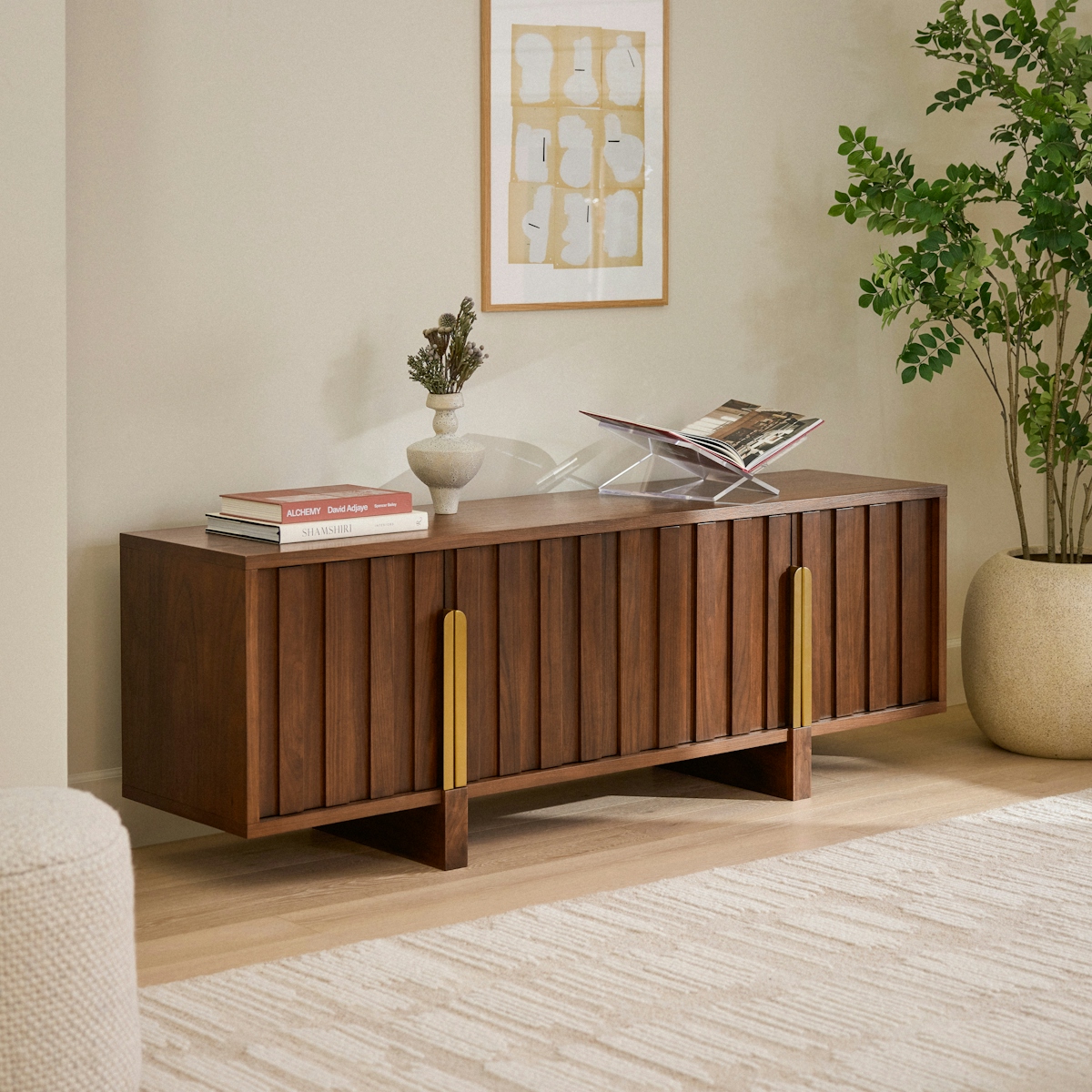Felix Walnut Media Unit | Article