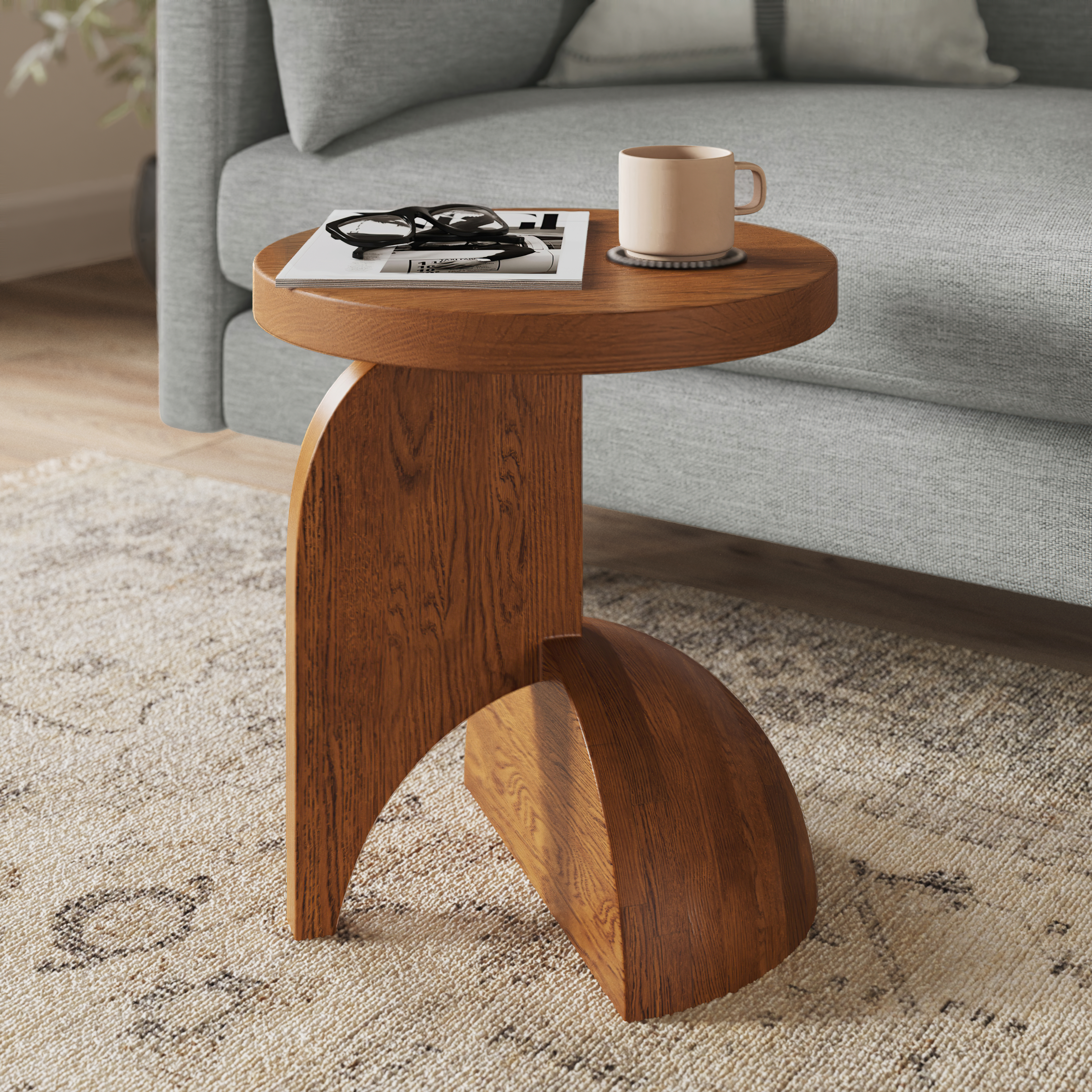 Contemporary wood side table store