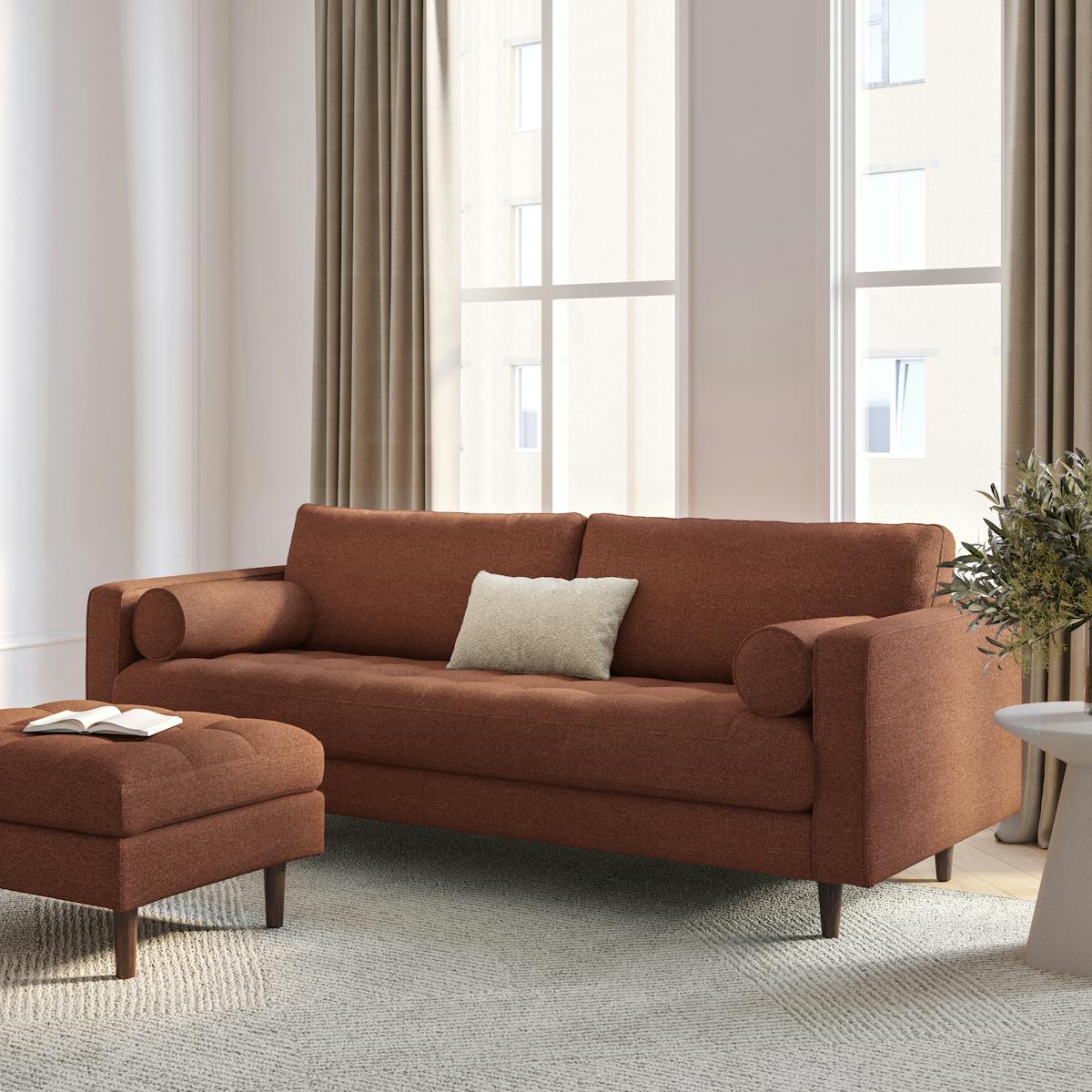 Sven Ratine Oxide Tufted Sofa | Article