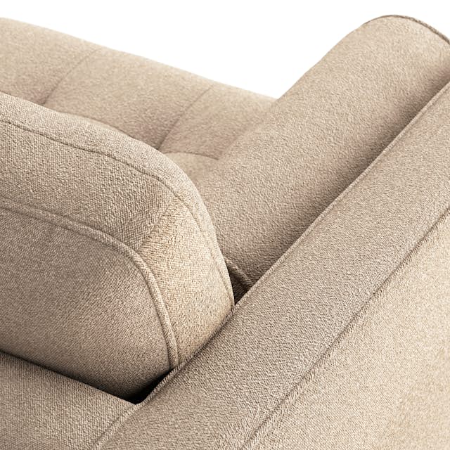 Sven Ratine Buff Tufted Right Chaise Sectional Sofa | Article