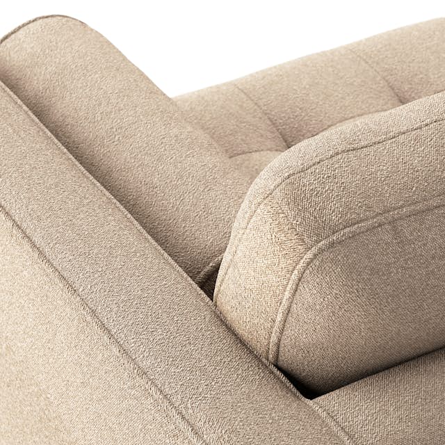 Sven Ratine Buff Tufted Left Chaise Sectional Sofa | Article