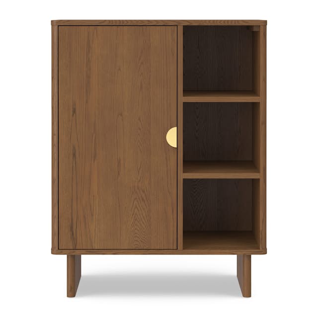 Otto Smoked Oak Storage Cabinet | Article