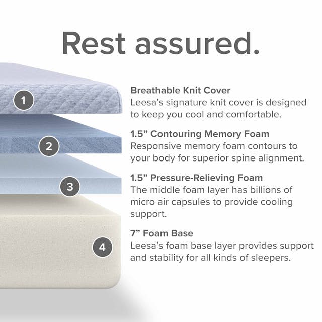 Leesa Studio Full Memory Foam Mattress, Shop Article today! UPC ...