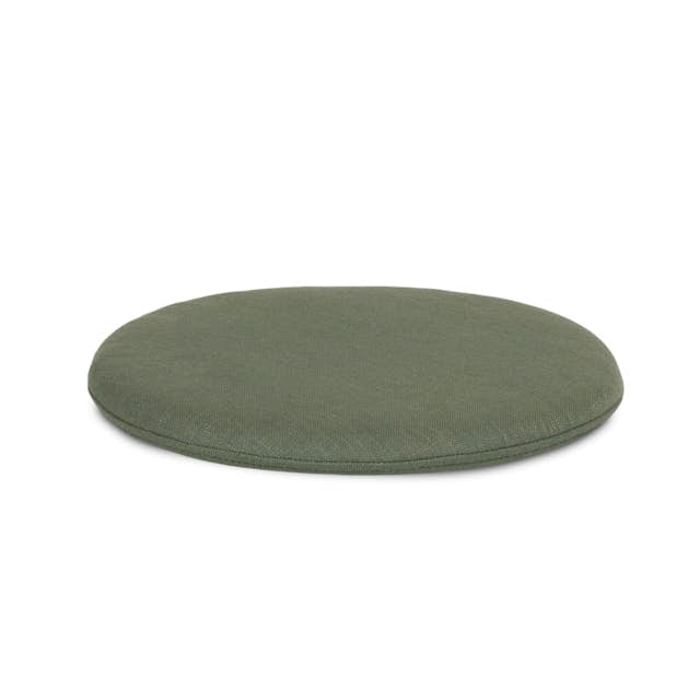 Wanda Green Fabric Round Seat Cushion, Non Slip Backing, Removable ...