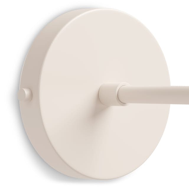 Gemma Rice White Metal Semi Circle Adjustable Sconce | Article