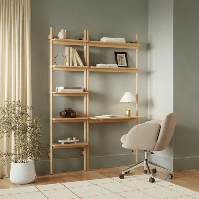 Bea Ratine Buff Office Chair | Article