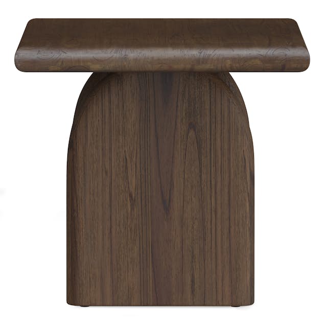 Lloyd Warm Brown Side Table, Japandi Style | Article