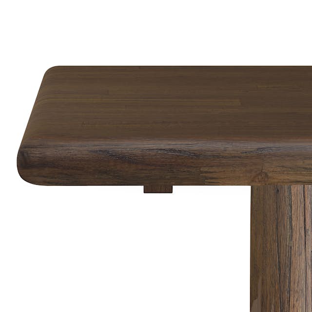 Lloyd Warm Brown Coffee Table, Japandi Style | Article