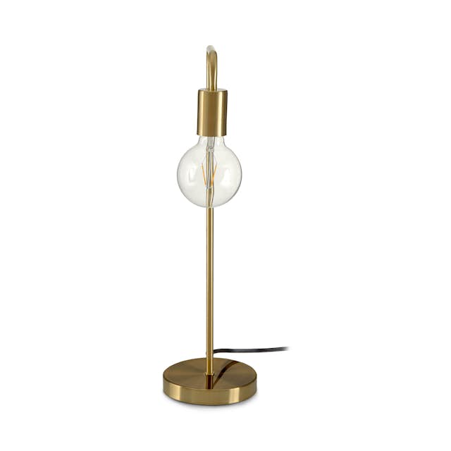 Beacon Brushed Brass LED Table Lamp | Article