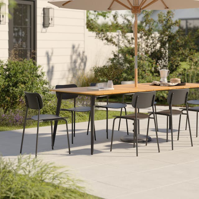 Ari Black Stackable Dining Chair | Article