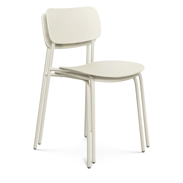 Ari Taupe Stackable Dining Chair | Article