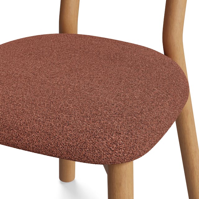 Ulka Oak and Ratine Oxide Dining Chair | Article