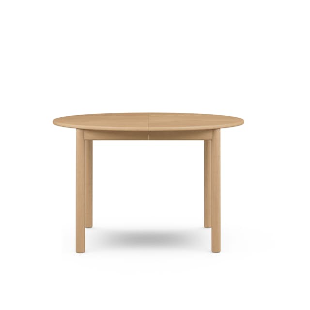 Heidi White Oak Extendable Round Dining Table for 6 | Article