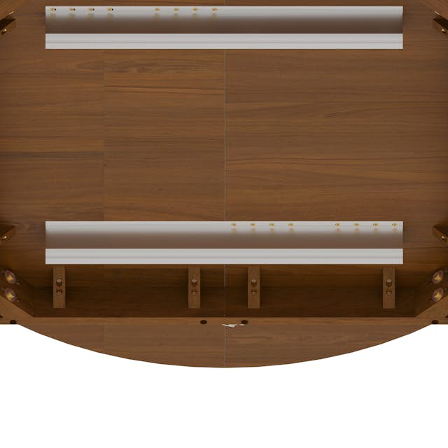 Heidi Walnut Extendable Round Dining Table for 6 | Article