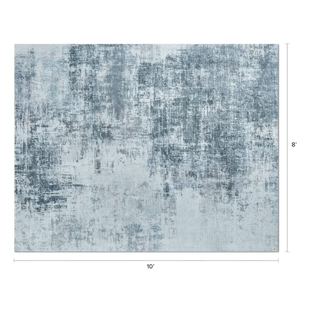 Berge Blue Wash Rug 8 x 10 | Article