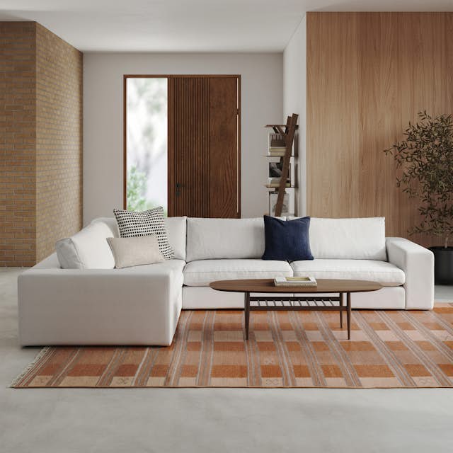 Aymer 8x10 Copper Handmade Area Rug | Article