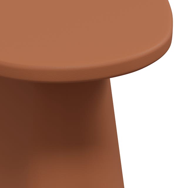 Centura Ochre Brown Teardrop Outdoor Side Table | Article