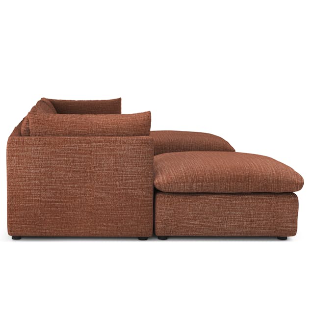 Leigh Napa Rust Modular U Sectional | Article