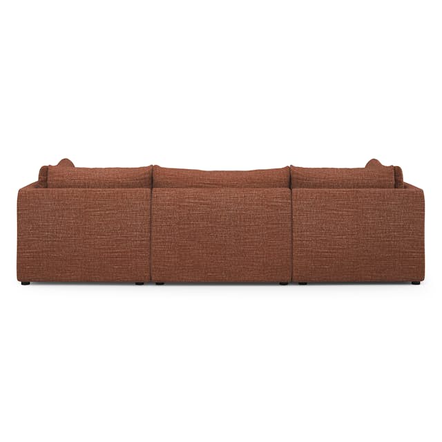 Leigh Napa Rust Modular U Sectional | Article