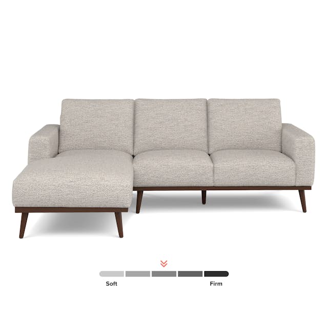 Rhett Pepper Ivory Left Chaise Sectional | Article