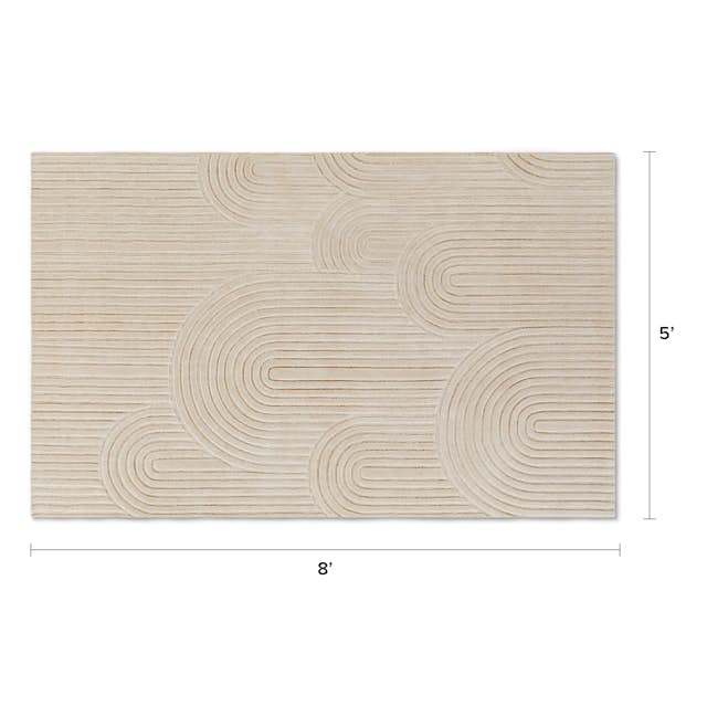 Clem Arch Cream Rug 5 x 8 | Article