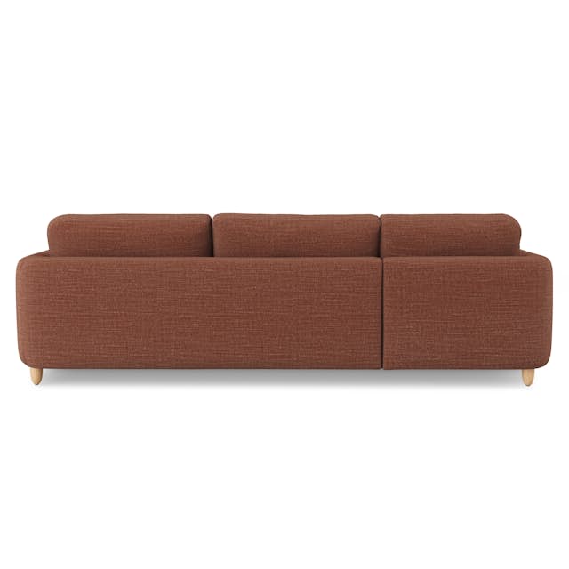 Vati Napa Rust 98.5" Left Storage Sleeper Sectional | Article