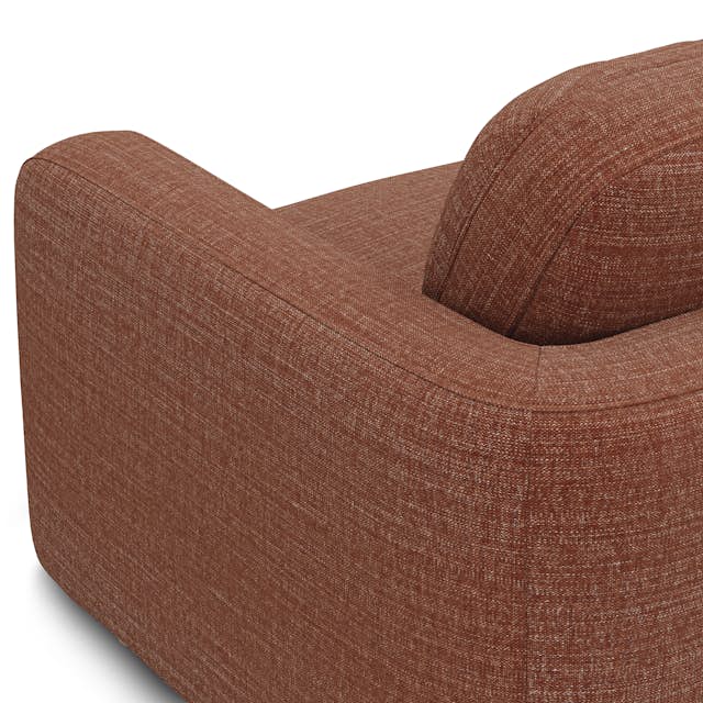 Vati Napa Rust 98.5" Left Storage Sleeper Sectional | Article