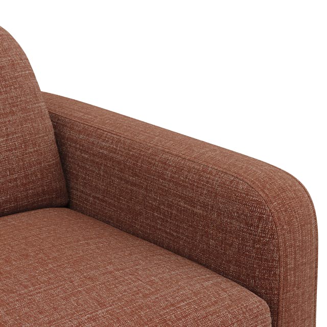 Vati Napa Rust 98.5" Left Storage Sleeper Sectional | Article