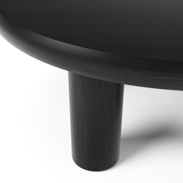 Adel Black 35" Round Coffee Table, FKA Muhly | Article