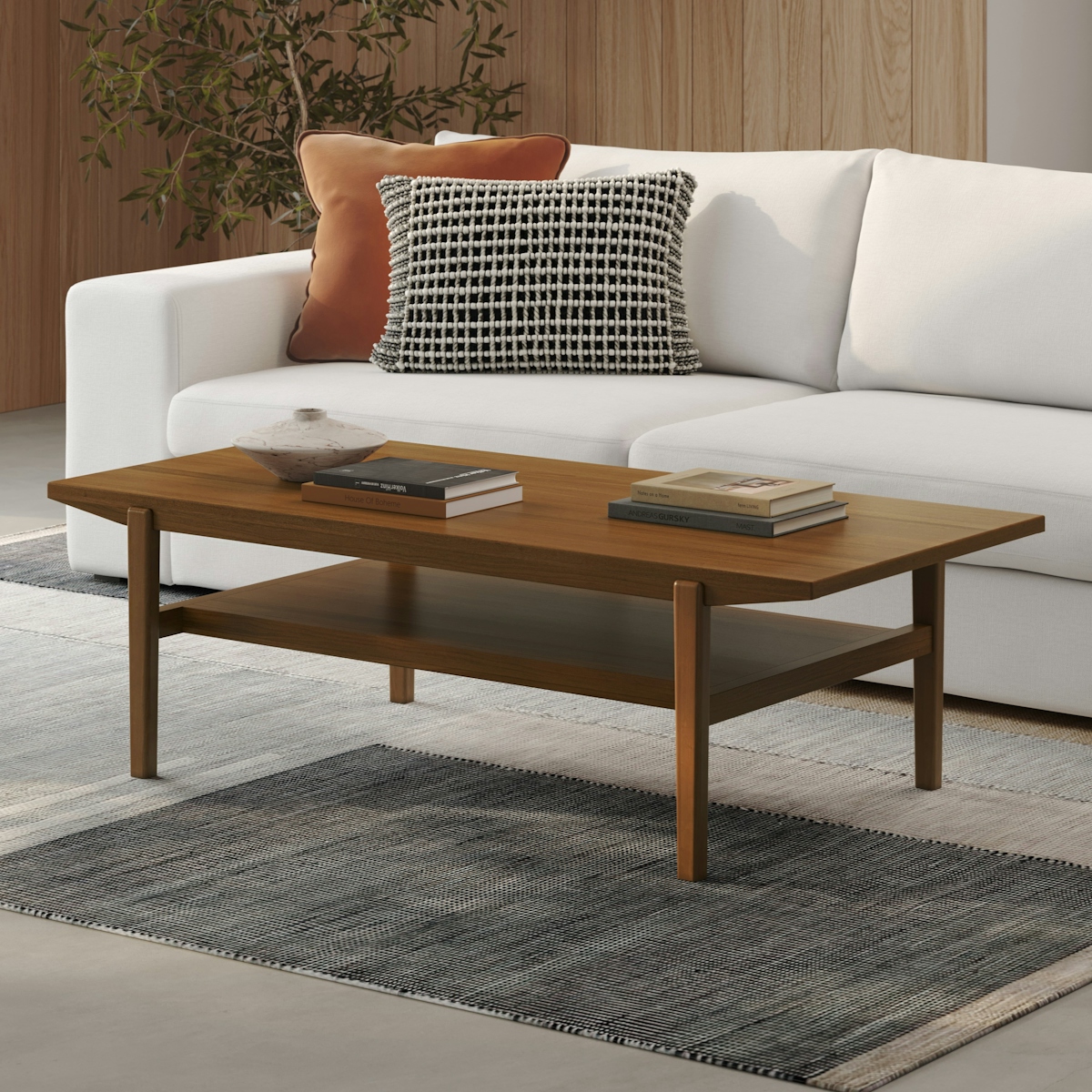 Cooper Walnut 51" Coffee Table | Article