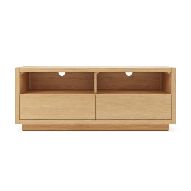 Leif Smoked Oak 54" Media Unit | Article