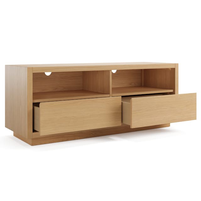 Leif Smoked Oak 54" Media Unit | Article