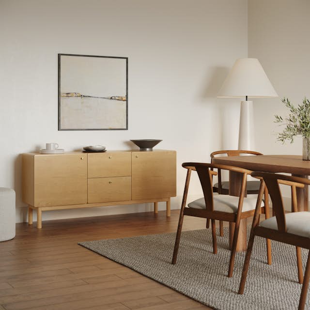 Heidi White Oak 64.5" Sideboard | Article