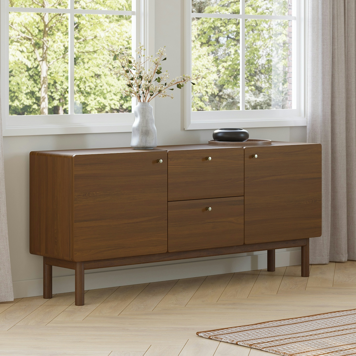 Heidi Walnut 64.5" Sideboard | Article