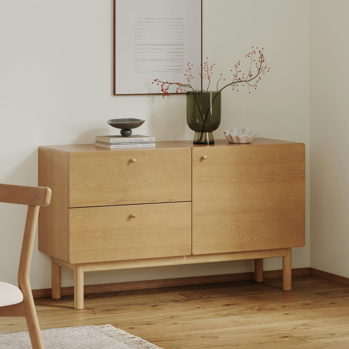 Heidi White Oak 50" Sideboard | Article