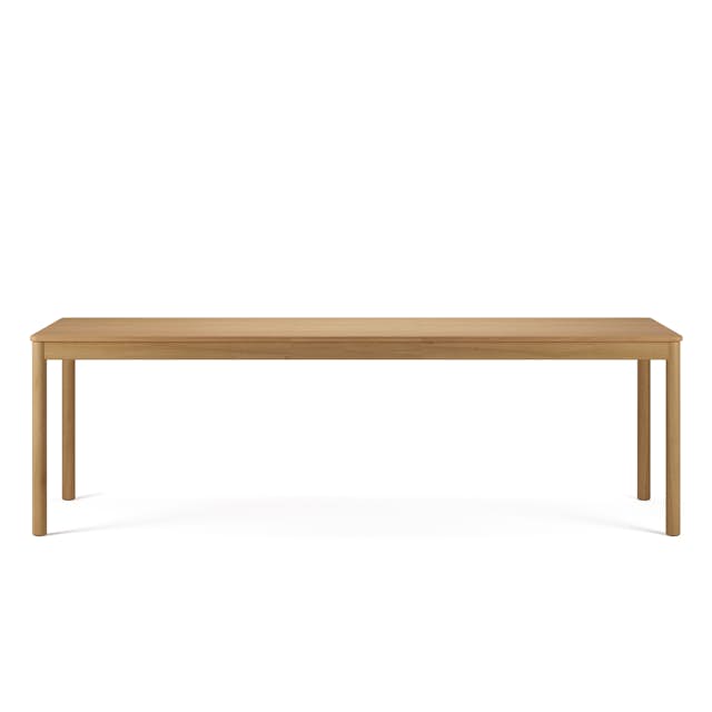 Heidi White Oak Extendable Dining Table for 8 | Article