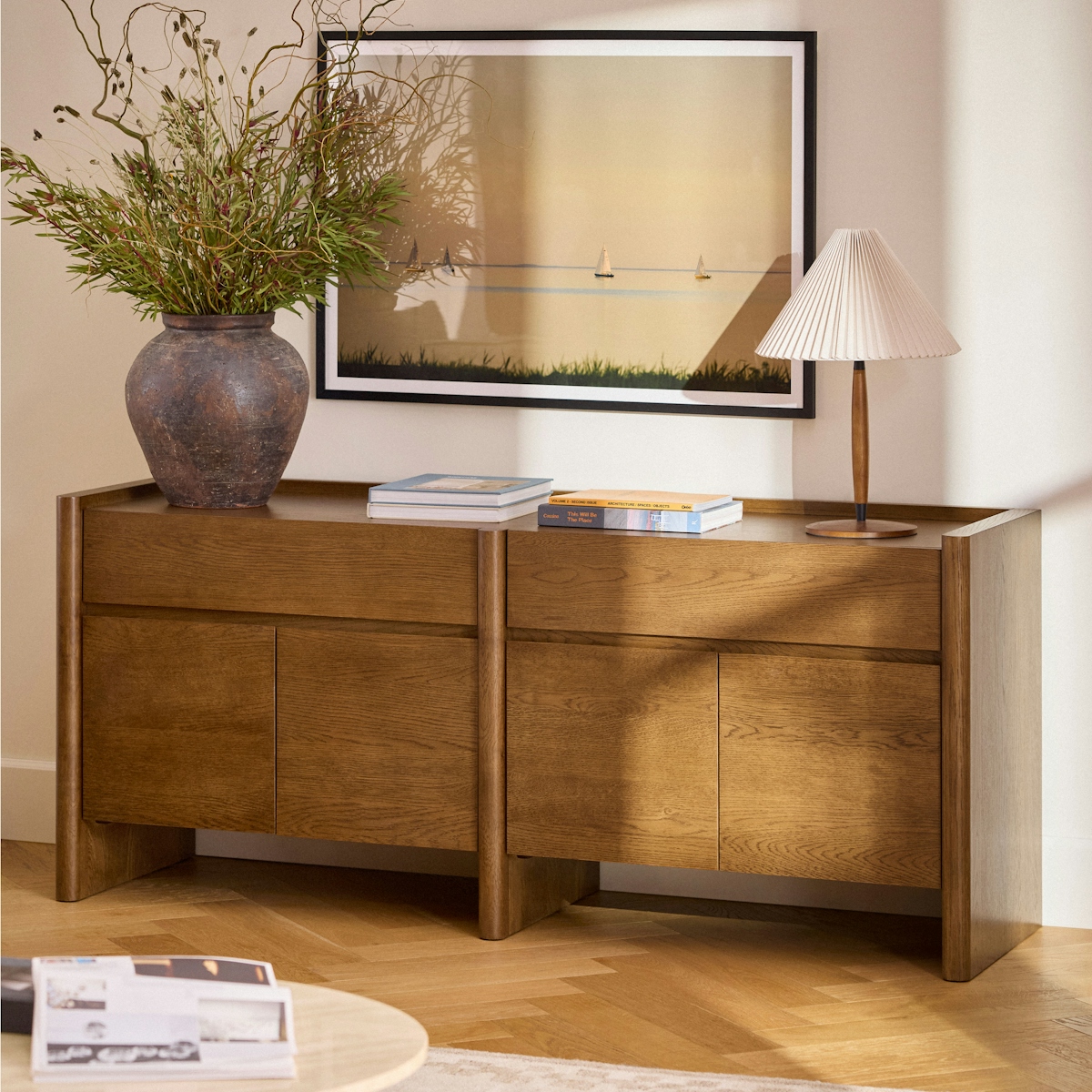 Torme Smoked Oak Sideboard | Article