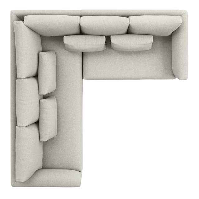 Marina Clover Ivory Corner Sectional | Article