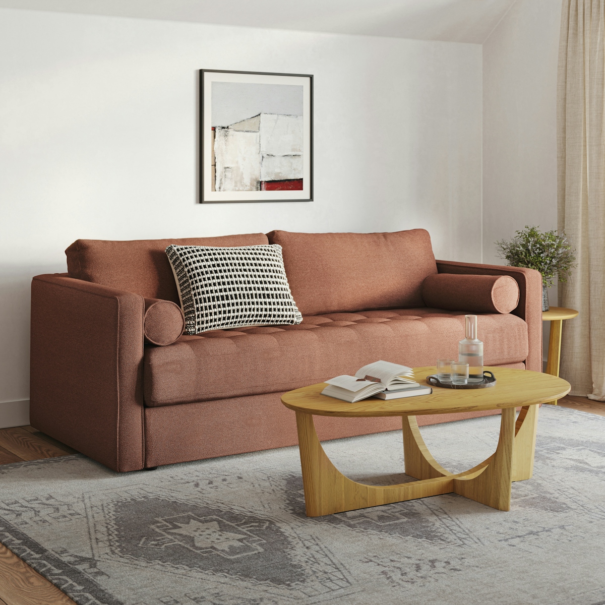 Sven Ratine Oxide Grounded Tufted Sofa | Article