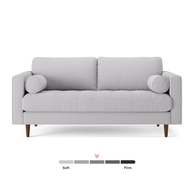 Sven Silver Ivory Tufted Loveseat | Article