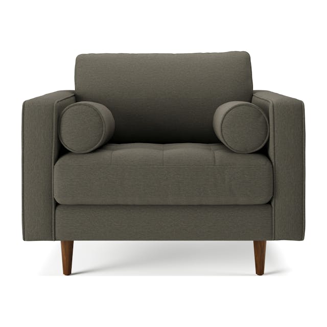 Sven Silver Moss Tufted Lounge Chair | Article