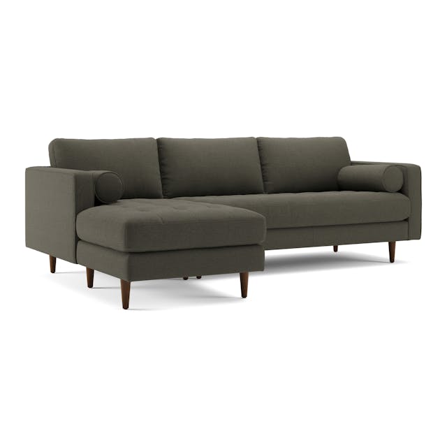 Sven Silver Moss Left Chaise Sectional | Article