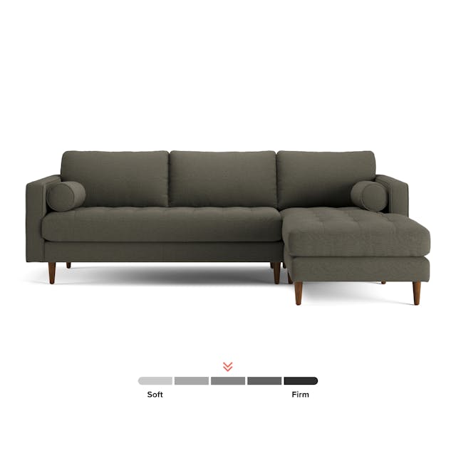 Sven Silver Moss Right Chaise Sectional | Article