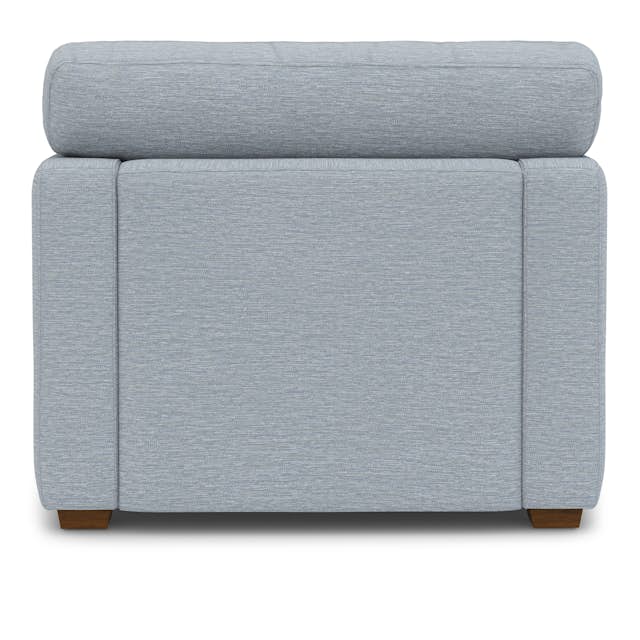 Dawn Silver Light Blue Lounge Chair | Article