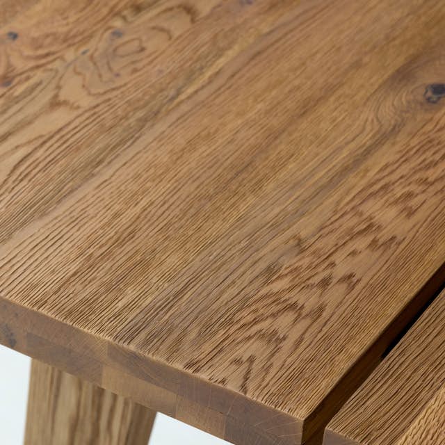 Rustic Oak Wood Dining Table for 6 People | Madera | Article
