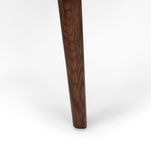 Mara White Marble & Walnut Side Table | Article