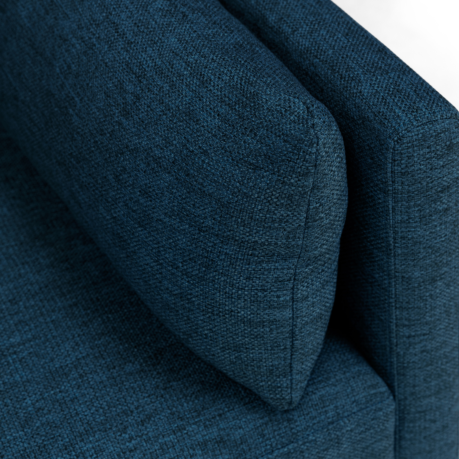 Dark Blue Tufted Sofa Solid Wood Legs Article Anton Modern Furniture